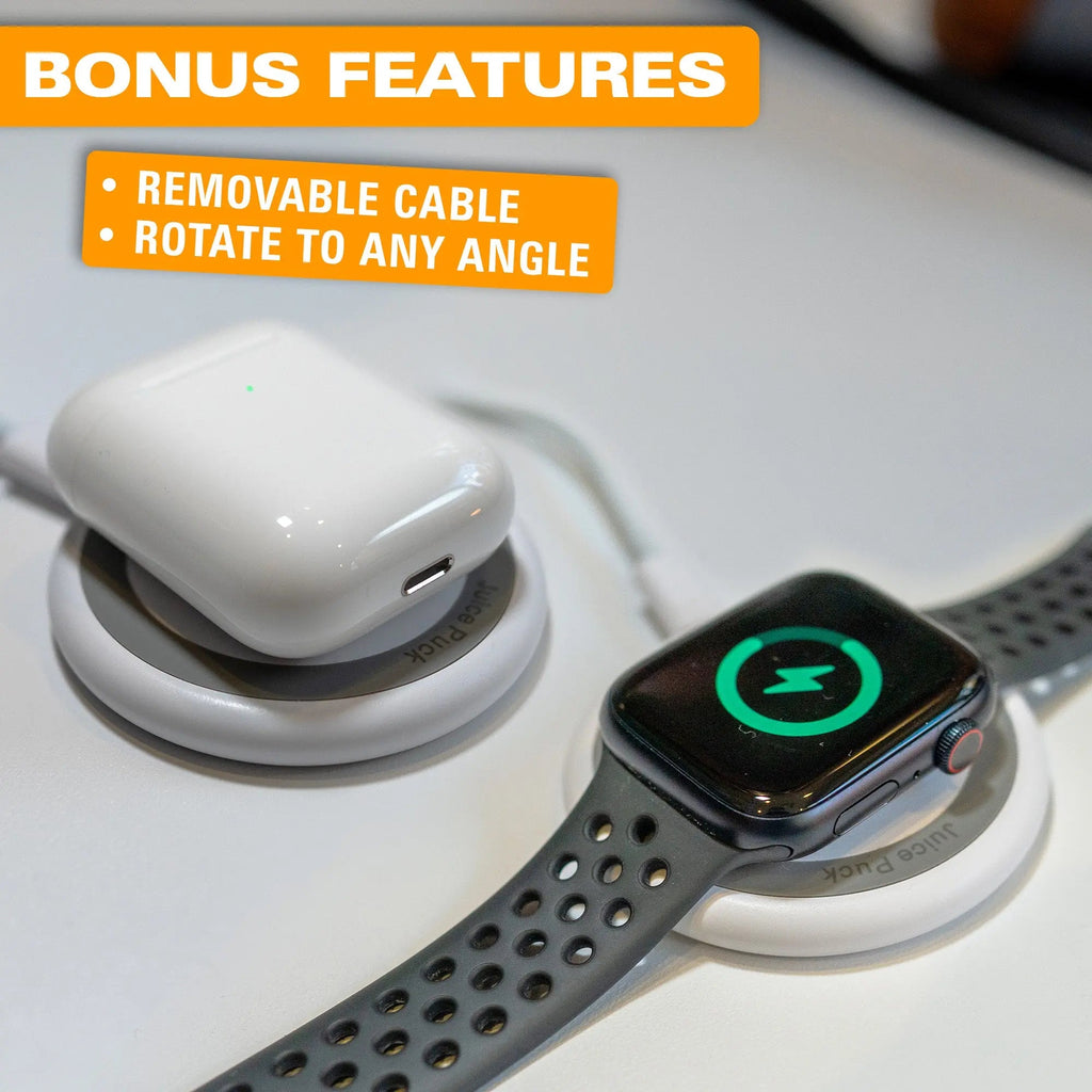 JuicePuck for MagSafe - 15W Charger for iPhone, Apple Watch, and AirPo ...
