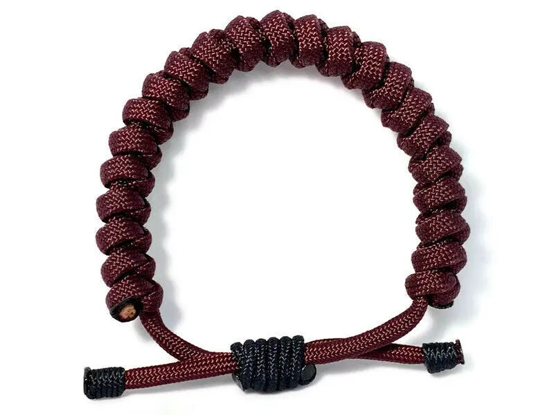 Engineered Maroon Rope Bracelet – Affinity Bands