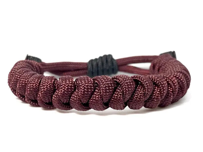 Engineered Maroon Rope Bracelet – Affinity Bands